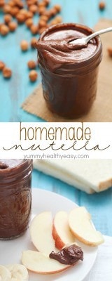 Homemade Nutella - Yummy Healthy Easy