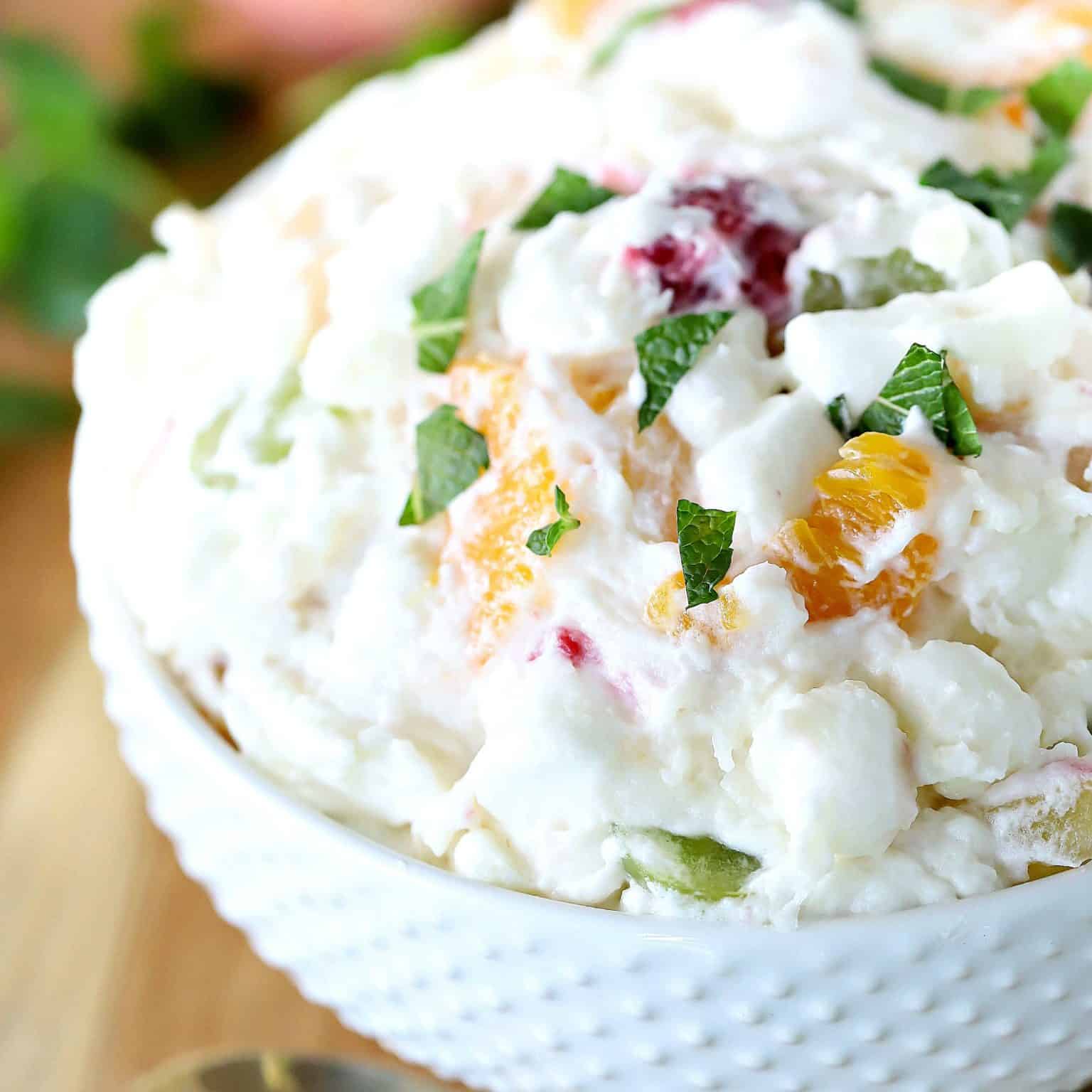 Mom's Sunday Fruit Salad - Yummy Healthy Easy